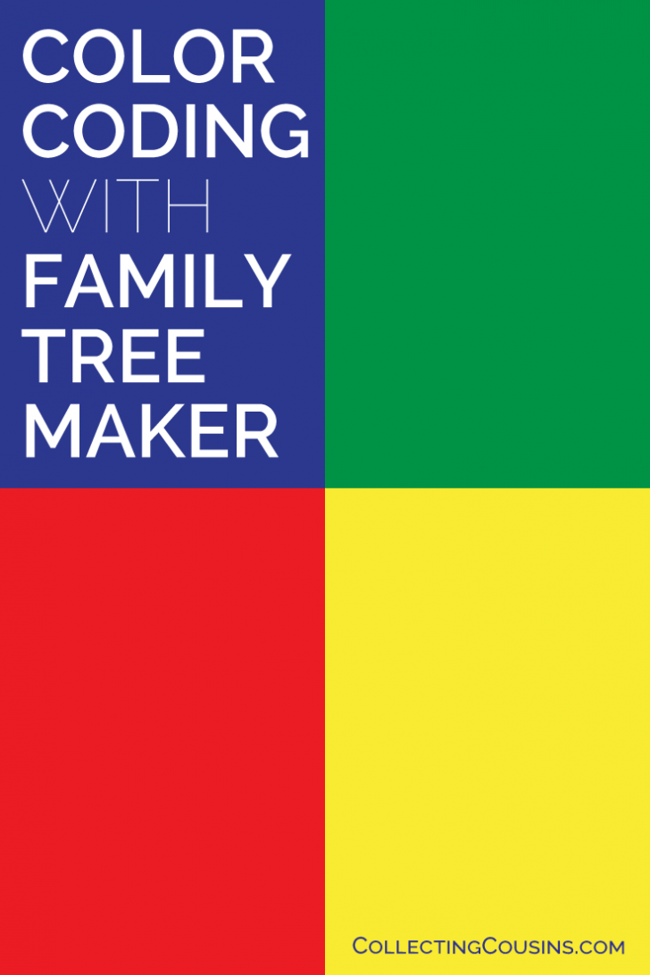 Family Tree Maker 2017: Color Coding - Collecting Cousins